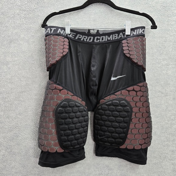 Nike | Shorts | Nike Pro Combat Men Activewear Shorts L Black Padded ...